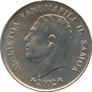 Coin: 50 Sene (Samoa(1967~Today - Circulation) Col:WS-000016,WCC:km134 🪙