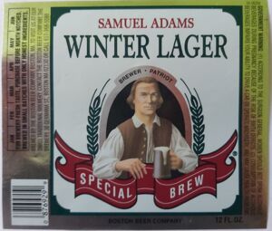 Drink Label: Winter Lager Samuel Adams (Boston Beer Co., United States ...