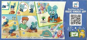 Meal Toy: Blue (Kinder Surprise, Europe(Kinder - Go Move - Disc ...