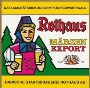 Drink Label: Rothaus Märzen Export (Badische Staatsbrauerei Rothaus AG ...