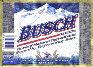 Drink Label: Busch (Anheuser-Busch InBev, United States of AmericaCol ...
