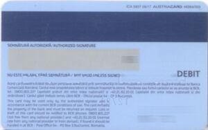 Bank Card: BCR Mastercard City Card (Banca Comerciala Romana, RomaniaCol:RO-MC-0355