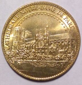 Token: Cathedrale de Notre-Dame de Paris (France(Tourist Tokens) Col:FR ...