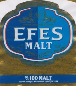 Drink Label: Efes Malt (Anadolu Efes Biracılık ve Malt San.A.Ş ...