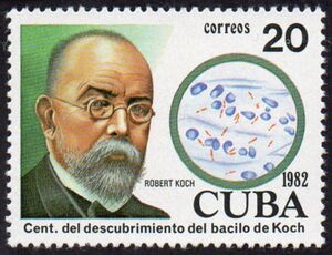 Stamp: Robert Koch (1843-1910) (Cuba(Centenary of the Discovery of the ...
