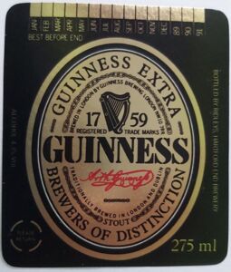 Drink Label: Guinness (Guinness & Co., IrelandCol:IE-BEER-000056