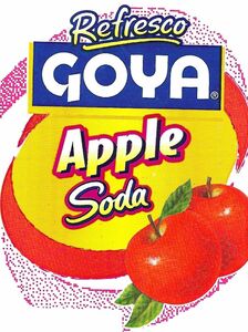 Drink Label: Goya Refresco Apple (Goya Foods Inc., United States of ...