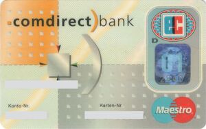 Bank Card: comdirect bank MS ec 01 (Comdirect Bank, Germany, Federal ...