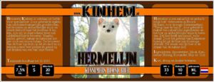 Drink Label: Kinhem Hermelijn Blond (Brouwerij Kinhem, NetherlandsCol ...
