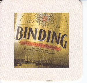 Bierdeckel: Binding (Binding-Brauerei AG, Deutschland ...
