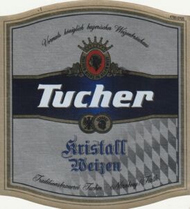 Drink Label: Tucher Kristall Weizen (Tucher Traditionsbrauerei, Germany ...