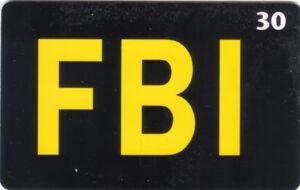 Phonecard: Fbi (Tele Danmark, Denmark(Tdc Definitive) Tel:TDD014