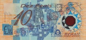 Banknote: 10 Reais (Brazil(ND (2000) "500 Years Discovery of Brazil ...