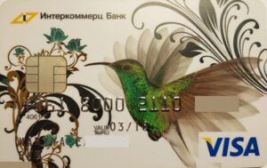 Bank Card: Hummingbirds (Intercommerz, RussiaCol:RU-VI-1036