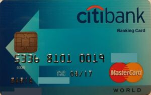 Bank Card: Citibank Banking Card MC World (Citibank, RussiaCol:RU-MC ...
