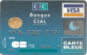 Bank Card: CIC Banque Cial (CIC, FranceCol:FR-VI-0154