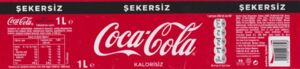 Drink Label: Coca Cola - ŞEKERSİZ, Kalorisiz (Coca Cola İçecek A.Ş ...
