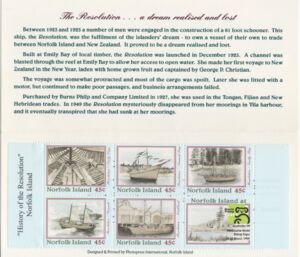 Stamp: Australia '99 International Stamp Exhibition Booklet (Norfolk ...