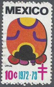 Stamp: Uinal (Mexico: Cinderella Stamps(Anti-TBC 1972: Aztec and Mayan ...