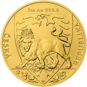Coin: 50 Dollars (Czech Lion) (Niue(Numismatic Product - Czech Lion)
