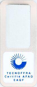 Paperclip: Tecnoffra Certifié Afaq Eaqf (BelgiëCol:BE000061