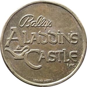 Token: Aladdin's Castle (Bally's) (United States of America(Arcade) Col ...