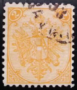 Stamp: Coat Of Arms With Numbers (Bosnia and Herzegovina, Austro ...