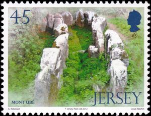 Stamp: Mont Ubé (Jersey(Archaeology III - Dolmens) Mi:JE 1682,Sn:JE ...