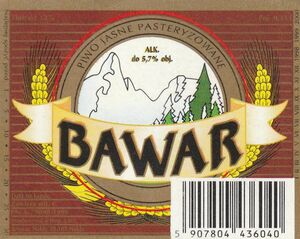 Drink Label: Bawar (Browar Krajan Nakło, PolandCol:PL-BEER-007011