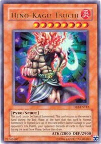 Tarjeta de juego: Hino-Kagu-Tsuchi (Yu-Gi-Oh(Dark Beginning 2) 🃏