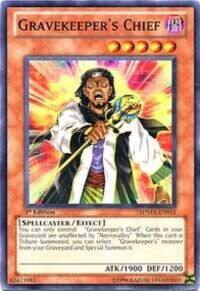 Game Card: Gravekeeper's Chief (Yu-Gi-Oh(Structure Deck: Marik)