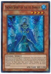 Game Card: Sacred Spirit of the Ice Barrier (Yu-Gi-Oh(Hidden Arsenal 4)