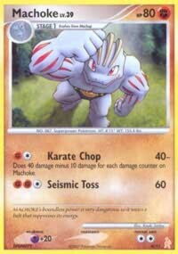 Game Card: Machoke (Pokémon TCG(DP Training Kit 1 Gold)