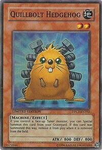 Game Card: Quillbolt Hedgehog (Yu-Gi-Oh(2010 Duelist Pack Collection Tin)