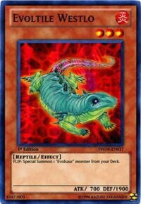 Game Card: Evoltile Westlo (Yu-Gi-Oh(Photon Shockwave)