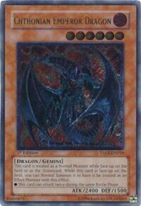 Game Card: Chthonian Emperor Dragon (UTR) (Yu-Gi-Oh(Tactical Evolution)