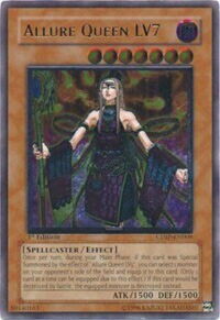 Game Card: Allure Queen LV7 (UTR) (Yu-Gi-Oh(Cyberdark Impact)