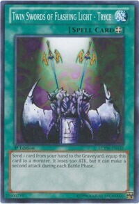Game Card: Twin Swords of Flashing Light - Tryce (Yu-Gi-Oh(Legendary ...