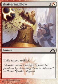 Game Card: Shattering Blow (Magic: The Gathering(Gatecrash) Col:MTG-GSH ...