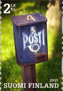 Stamp: Mail Boxes (Finland) (Coil Stamps 2011 - Mail Boxes) Mi:FI 2084 ...