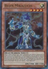Game Card: Bujin Mikazuchi (Yu-Gi-Oh(Shadow Specters)
