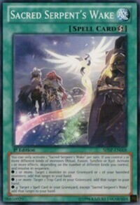 Game Card: Sacred Serpent's Wake (Yu-Gi-Oh(Shadow Specters)