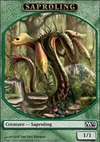 Game Card: Saproling Token (Magic: The Gathering(Magic 2012 (M12))