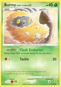 Game Card: Burmy Sandy Cloak (Pokémon TCG(Arceus)