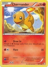 Game Card: Charmander (Pokémon TCG(Boundaries Crossed)