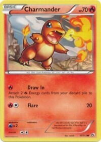 Game Card: Charmander (Pokémon TCG) (Legendary Treasures)