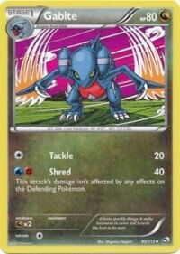 Game Card: Gabite (Pokémon TCG(Legendary Treasures) 🃏