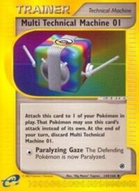Game Card: Multi Technical Machine 01 (Pokémon TCG(Expedition)