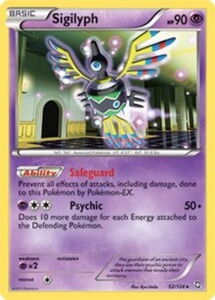 Game Card: Sigilyph (Pokémon TCG(Dragons Exalted) 🃏