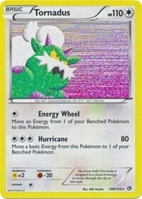 Game Card: Tornadus (Pokémon TCG(Legendary Treasures)